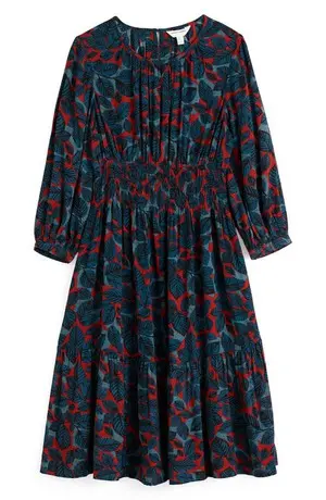 SEASALT CORNWALL Oak Apple Tiered Midi Dress