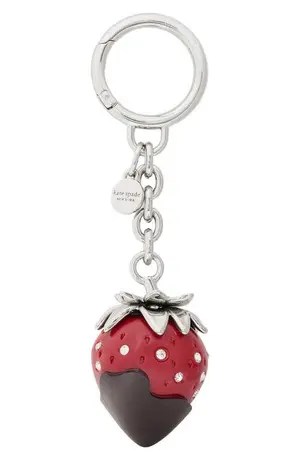Kate Spade New York Charmed Chocolate Strawberry Bag Charm - Multi
