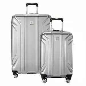 SKYWAY Nimbus 5.0 Hardside Expandable 2 Piece Luggage Set - Silver