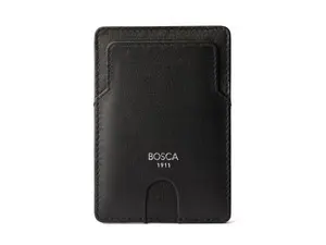 Bosca Nappa Vitello Slim Card Case - Black