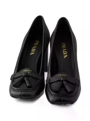 Prada Leather Heeled Pumps
