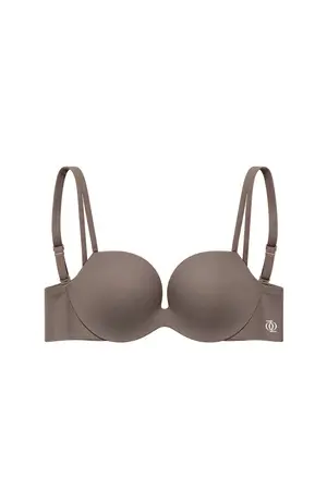SECOND SKIN SOLUTION Neutrals/ Second Skin Ultimate Wire-free Push Up Bra Mushroom - Brown