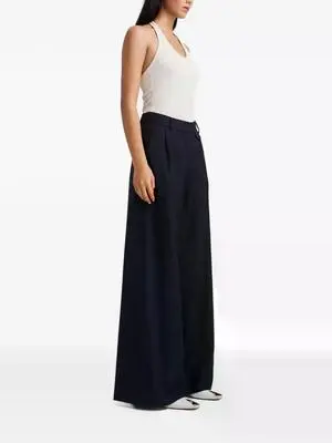 Anna Quan Gehry Pleated Palazzo Trousers