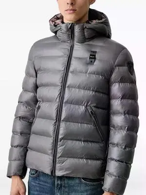 BLAUER. Adam Quilted Hooded Down Jacket