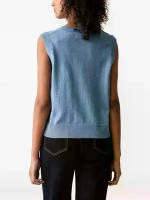 Marc O'polo Ribbed-trim Knitted Vest