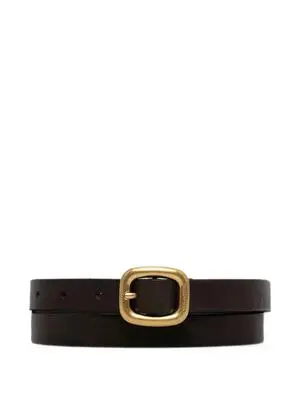 Marc O'polo Adina Logo-engraved Leather Belt - Brown