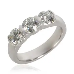 Tiffany & Co. 0.57 Ct Round Brilliant Diamond Engagement Ring