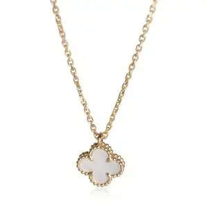 Van Cleef & Arpels Yellow Gold Mother Of Pearl Sweet Pendant - Yellow_gold