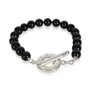 Tiffany & Co. Sterling Silver Onyx Toggle Bracelet - Sterling_silver