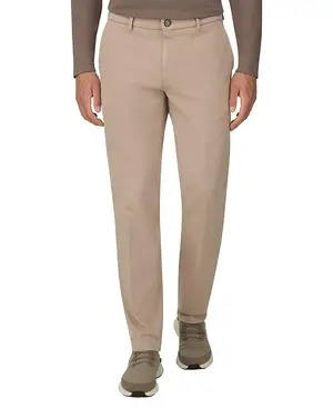 Boggi Milano Stretch Cotton Trousers - Sand