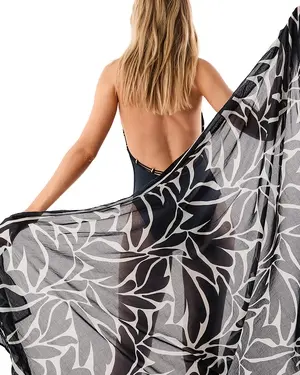 VIX PAULA HERMANNY Printed Sarong Swim Cover-up