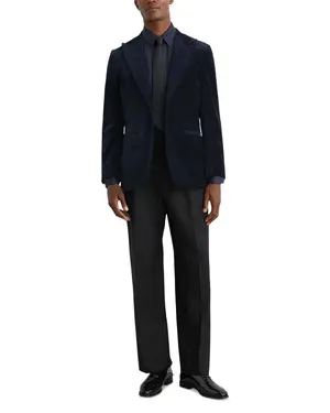 REISS Aspara Cotton Blend Classic Fit Blazer
