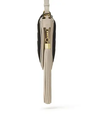 LANVIN Leather Pompom Bag Charm