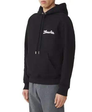 LANVIN Ribbon Cotton Hoodie