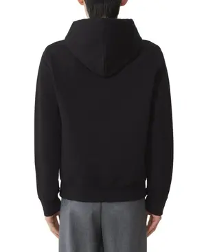 LANVIN Ribbon Cotton Hoodie