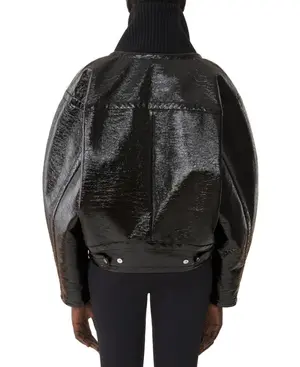 LANVIN Short Vinyl Coat