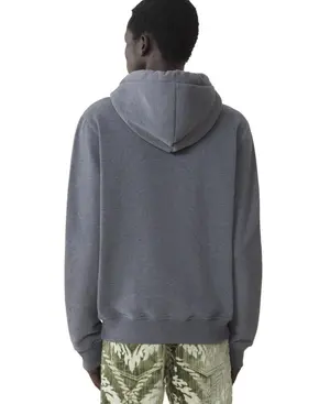 LANVIN Ribbon Zip-up Cotton And Cashmere Hoodie