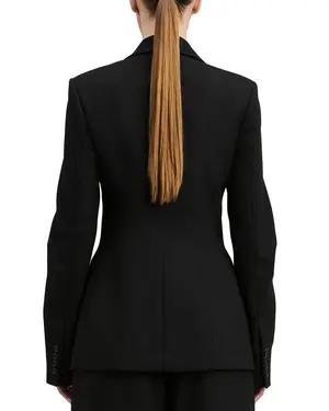 Derek Lam 10 Crosby Sharon Stretch Twill Double Breasted Blazer