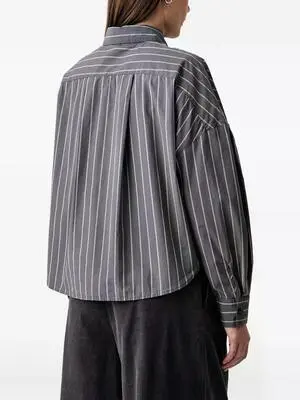 Marc O'polo Striped Tie-neck Shirt