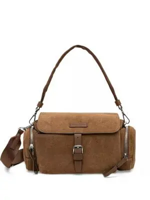 Marc O'polo Carmen Suede Crossbody Bag - Brown