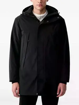 Marc O'polo Hooded Zip-up Parka Coat - Black