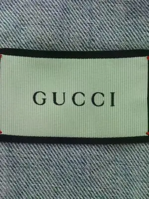 Gucci 2010s Les Pommes Apple-patch Denim Jacket