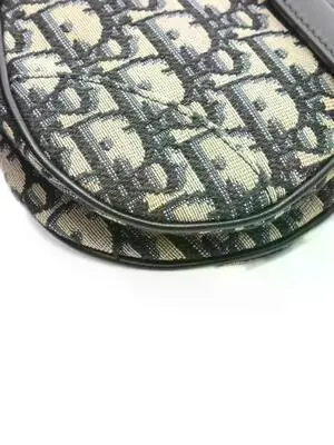 Dior 2010s Mini Saddle Oblique Shoulder Bag