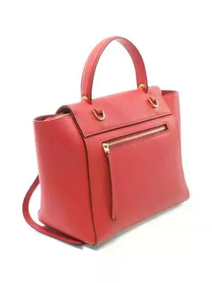 Celine 2010s Mini Belt Leather Tote Bag