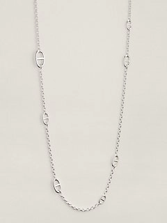 Hermès Farandole Long Necklace, 120 - Silver