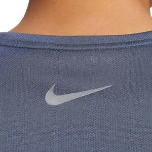 Nike Miler Dri-fit Ultraviolet Protection Winterized T-shirt - Diffused Blue