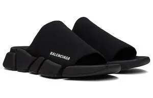 Balenciaga Speed 2.0 Slides Recycled Knit And Sole Unit