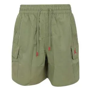 JORDAN Brooklyn Woven Cargo Shorts 'green Red