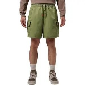 JORDAN Brooklyn Woven Cargo Shorts 'green Red