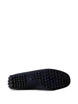 Car Shoe Hand-stitched Suede Loafers