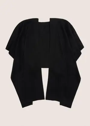 Vince Wool-cashmere Cape Scarf - Black