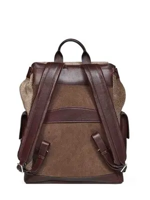 Brunello Cucinelli Brown City Backpack