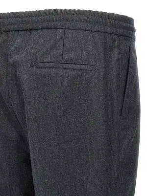Brunello Cucinelli Front Pleat Pants - Gray