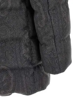 Etro Grey 'arnica' Down Jacket