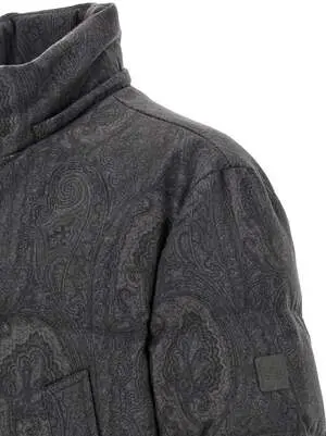 Etro Grey 'arnica' Down Jacket