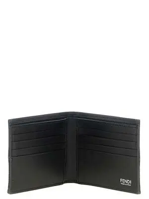 Fendi Two-color Ff Jacquard Wallet
