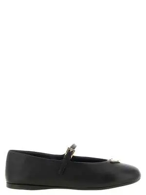 Prada Nappa Ballet Flats - Black