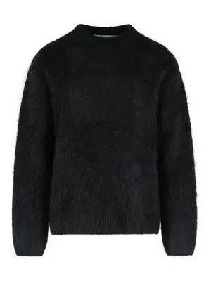 Séfr Haru' Alpaca Blend Sweater - Black