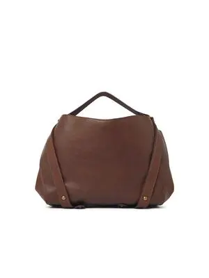 DIESEL® Large 'd-one' Bag In Treated Leather - Brown