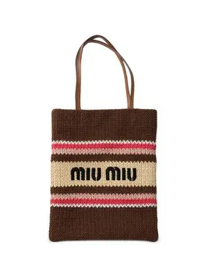 Miu Miu Crochet Tote Bag - Multicolor