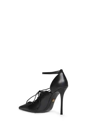 Dolce & Gabbana Black Calf Leather Pumps