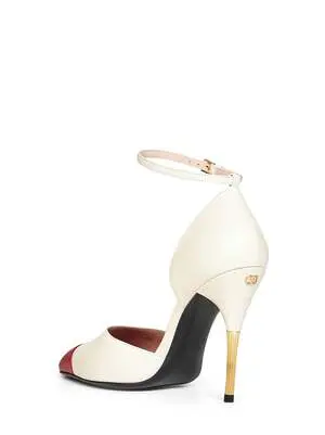 Valentino Garavani Butter White Kidskin Leather Sinead 105mm Pumps - Multicolor
