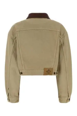 Prada Sand Denim Jacket - Brown