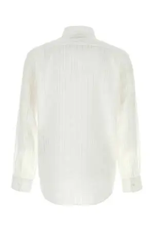 Gucci White Cotton Blend Shirt