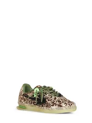Off-White White And Black Printed Calf Hair End Of Play Sneakers