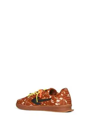 Off-White Brown Printed Calf Hair End Of Play Sneakers